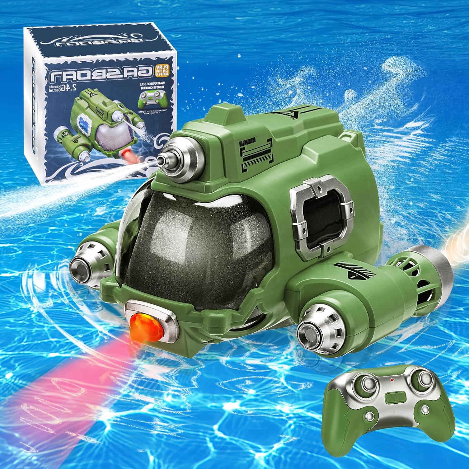 Prociv Remote Control Boat for Kids 6+, 2.4GHZ Mini RC Boat with Spray ...