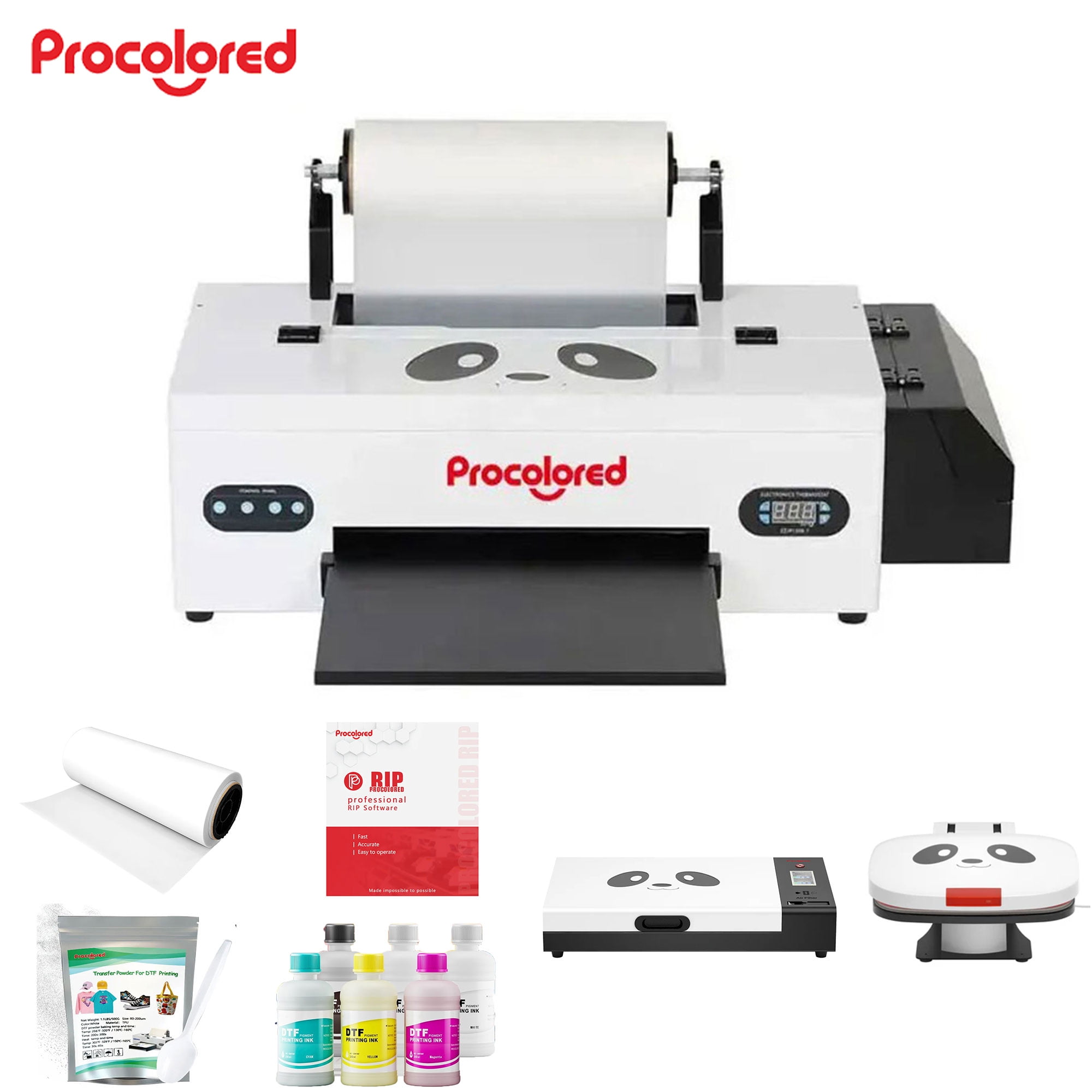 Procolored F13 DTF Printer A3 R1390 Panda DTF Inkjet Printer with Oven ...