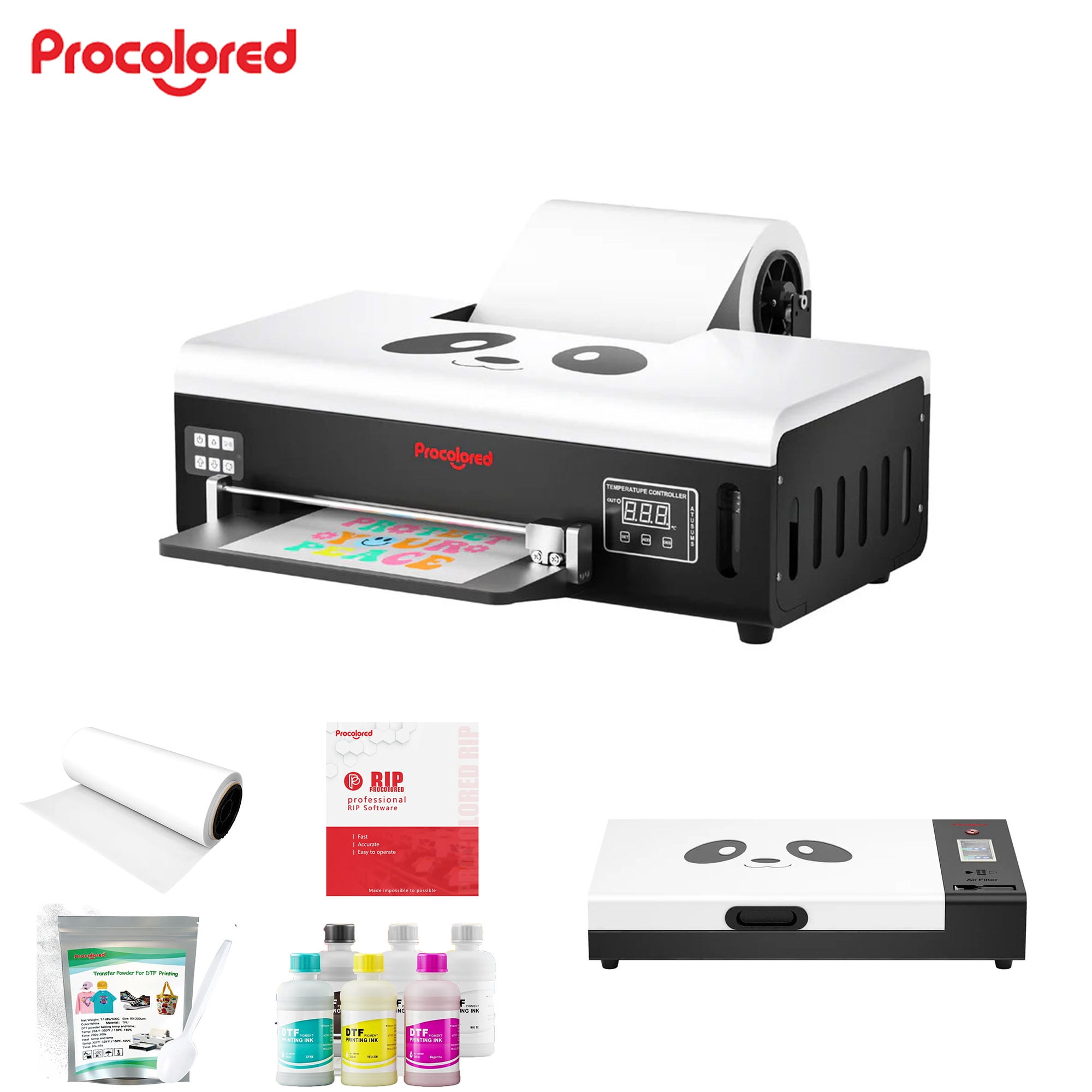 Procolored F8 DTF Printer A4 L800 Panda DTF Printer with Oven - Walmart ...