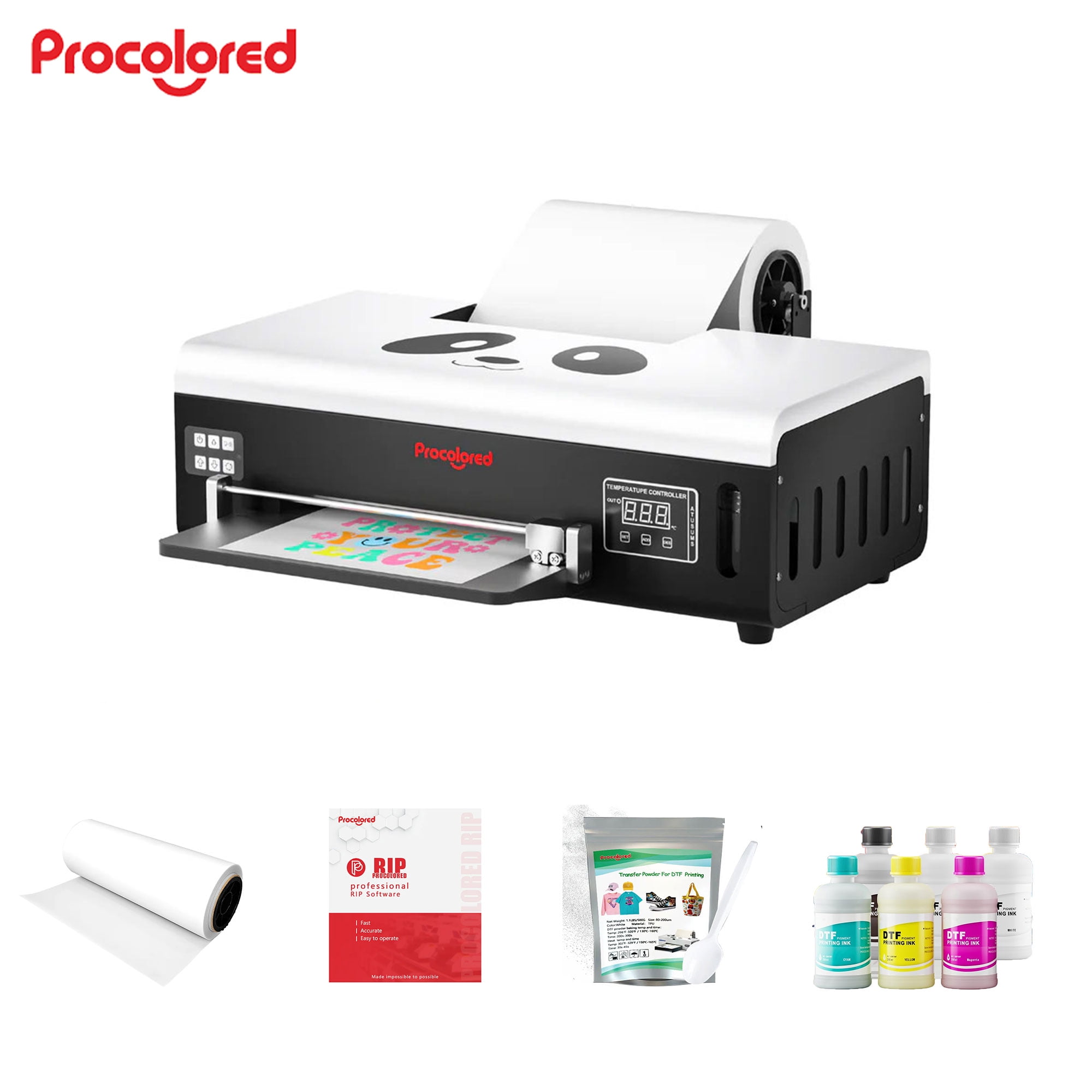 Procolored A4 DTF L800 Printer Gen 2 F8 Panda DTF Printer - Walmart Business Supplies
