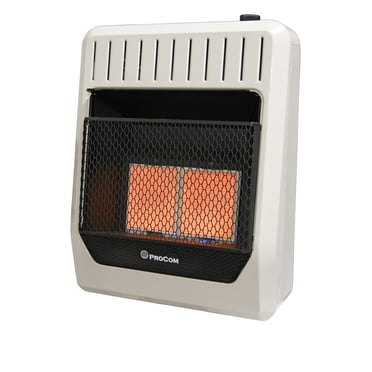 Procom Heating 18,000BTU Natural Gas Ventless Infrared Plaque Heater ...