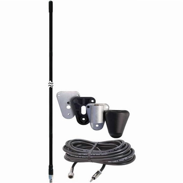 Procomm Freightliner Cascadia Rear Cab Mount AM & FM Antenna Kit ...