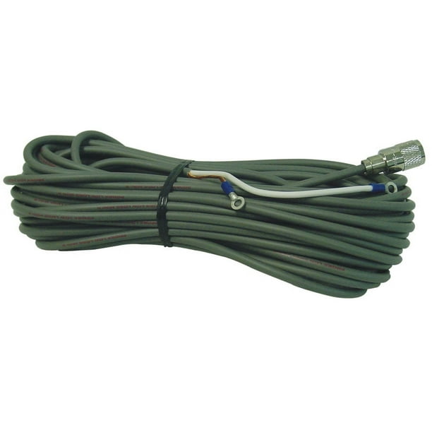 18' RG8X COAX CABLE WITH 1 SOLDERED PL259 & LUG CONNECTORS - Walmart ...