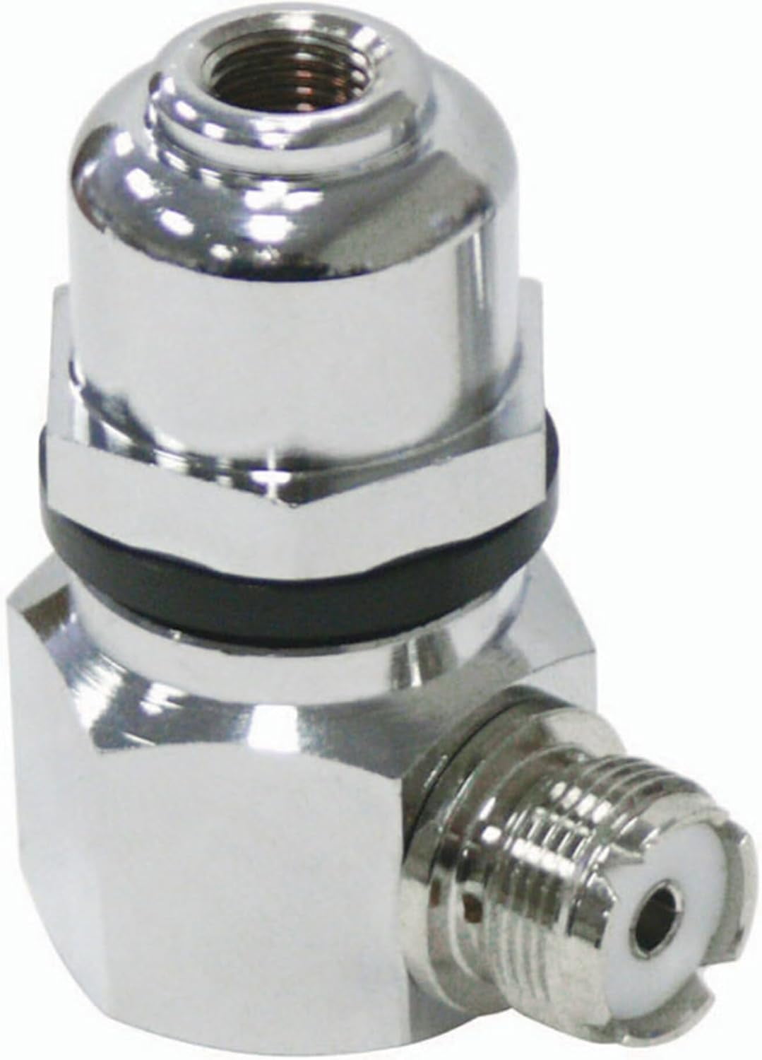 Right Angle Stainless Steel Stud Adaptor With Dome Stud, 3/8"X24 ...