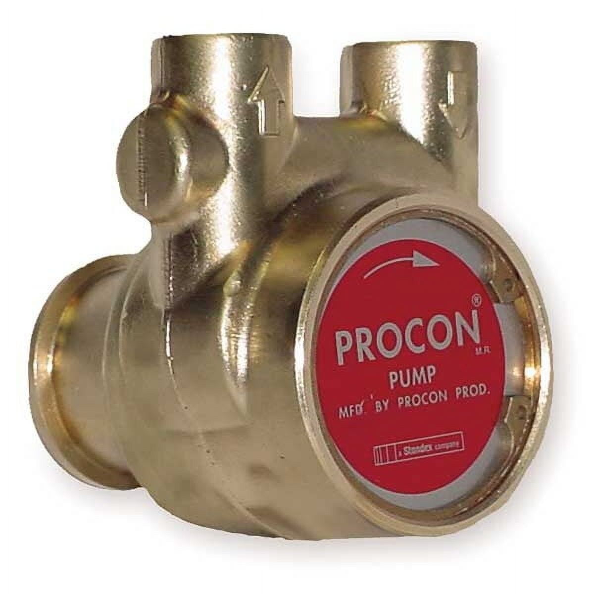 Procon Control Flow Water Pump, Rotary Vane, Brass 114B330F11XX ...