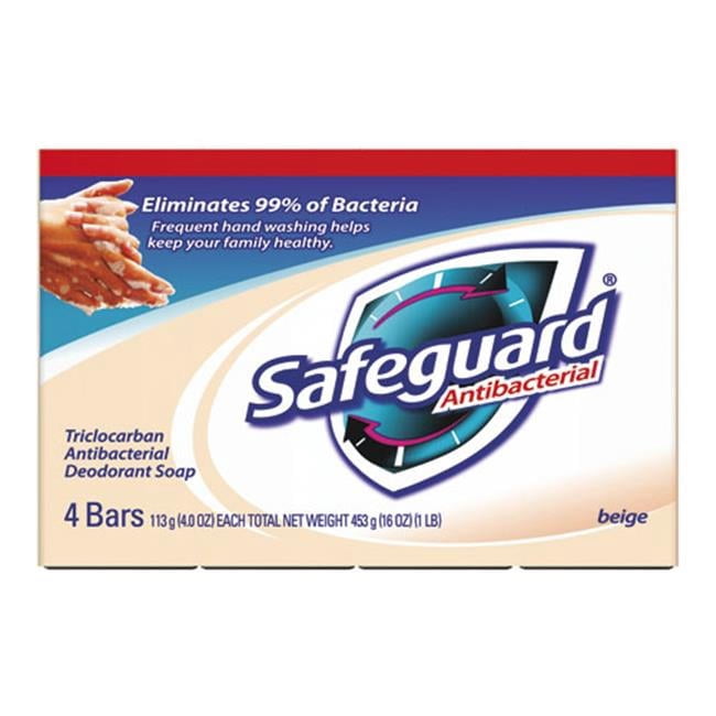 Procter And Gamble Safeguard Bath Soap - 4oz Bar - Pack of 12 - Walmart.com