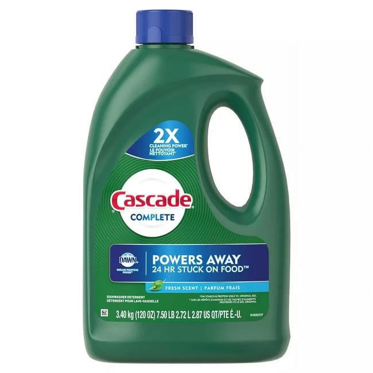 Procter & Gamble Cascade Complete Dishwashing Liquid Gel Fresh ...