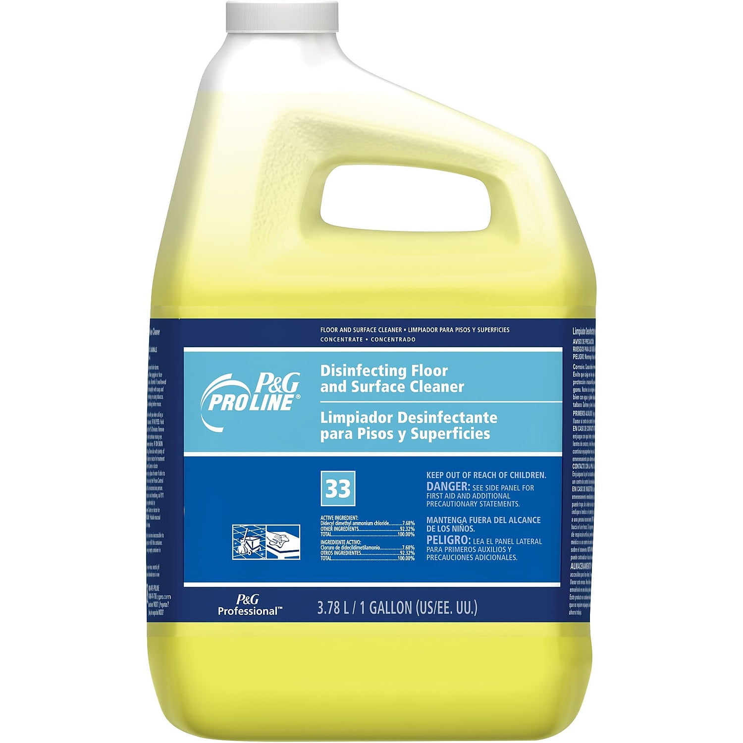 Procter & Gamble P&G Pro Line Liquid Cleaning Pack, Disinfectant Floor ...