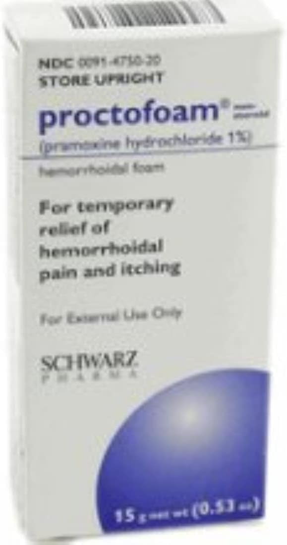 Proctofoam NS, Hemorrhoidal Foam, 15 gm, Topical Relief - Walmart.com