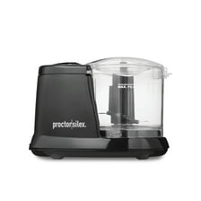 Mainstays Mini Food Chopper Black Plastic 1.5 Cup Capacity One-Touch ...