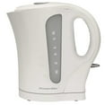 Proctor Silex 1.7 Liter Plastic Cordless Electric Kettle in White ...