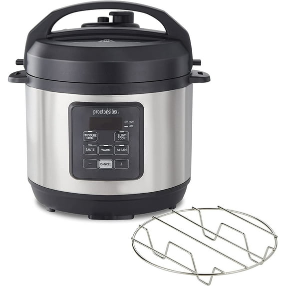 Proctor-Silex Simplicity 4-in-1 Electric Pressure Cooker 3 Quart Multi ...