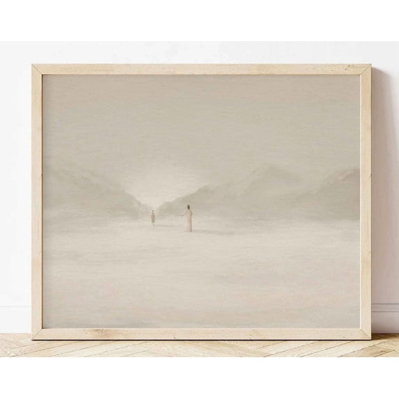 Prodigal Son Parable Minimal Christian Bible Sketch Wall Art Poster ...