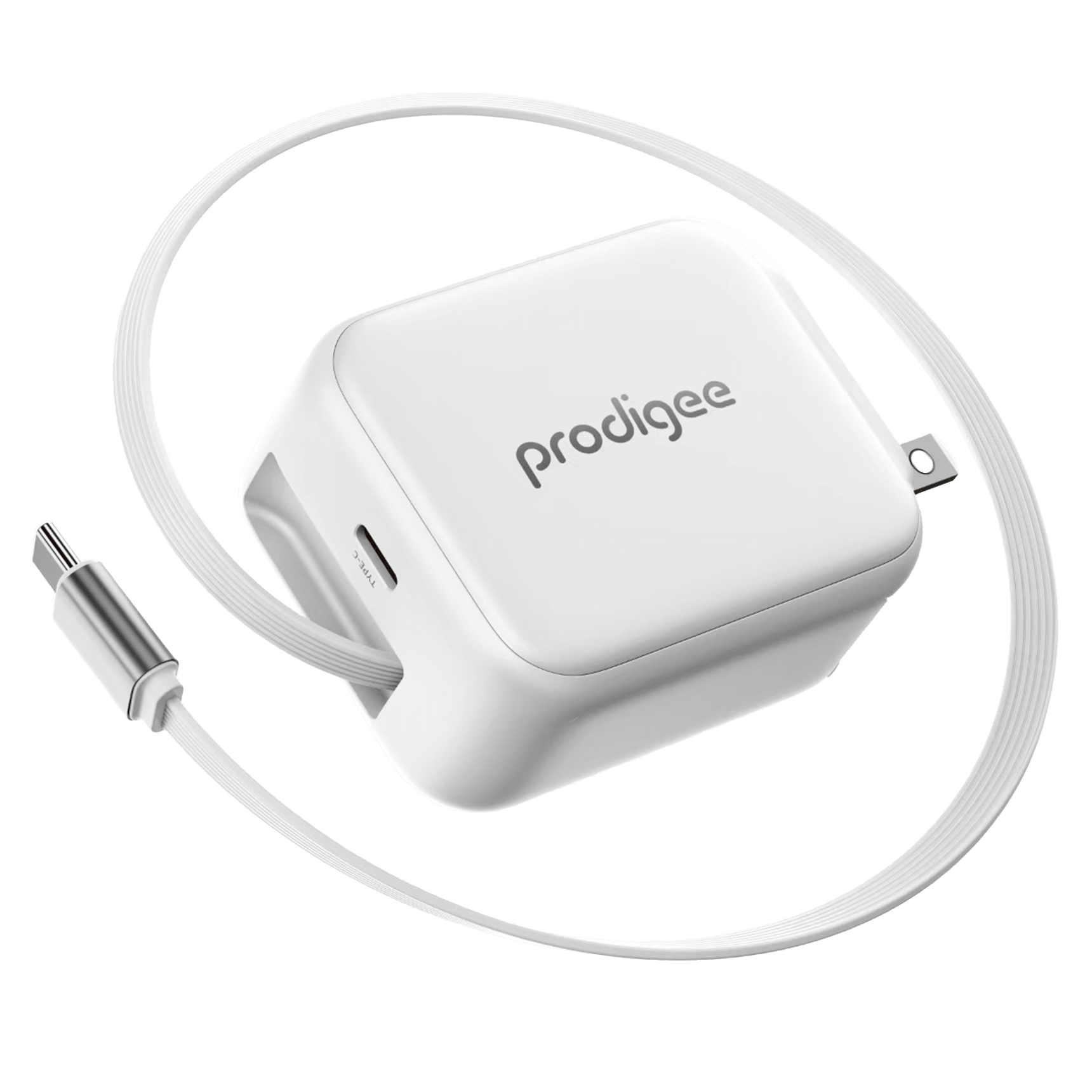 Prodigee - Energee Retract-it Wall Charger 30w - White - Walmart.com