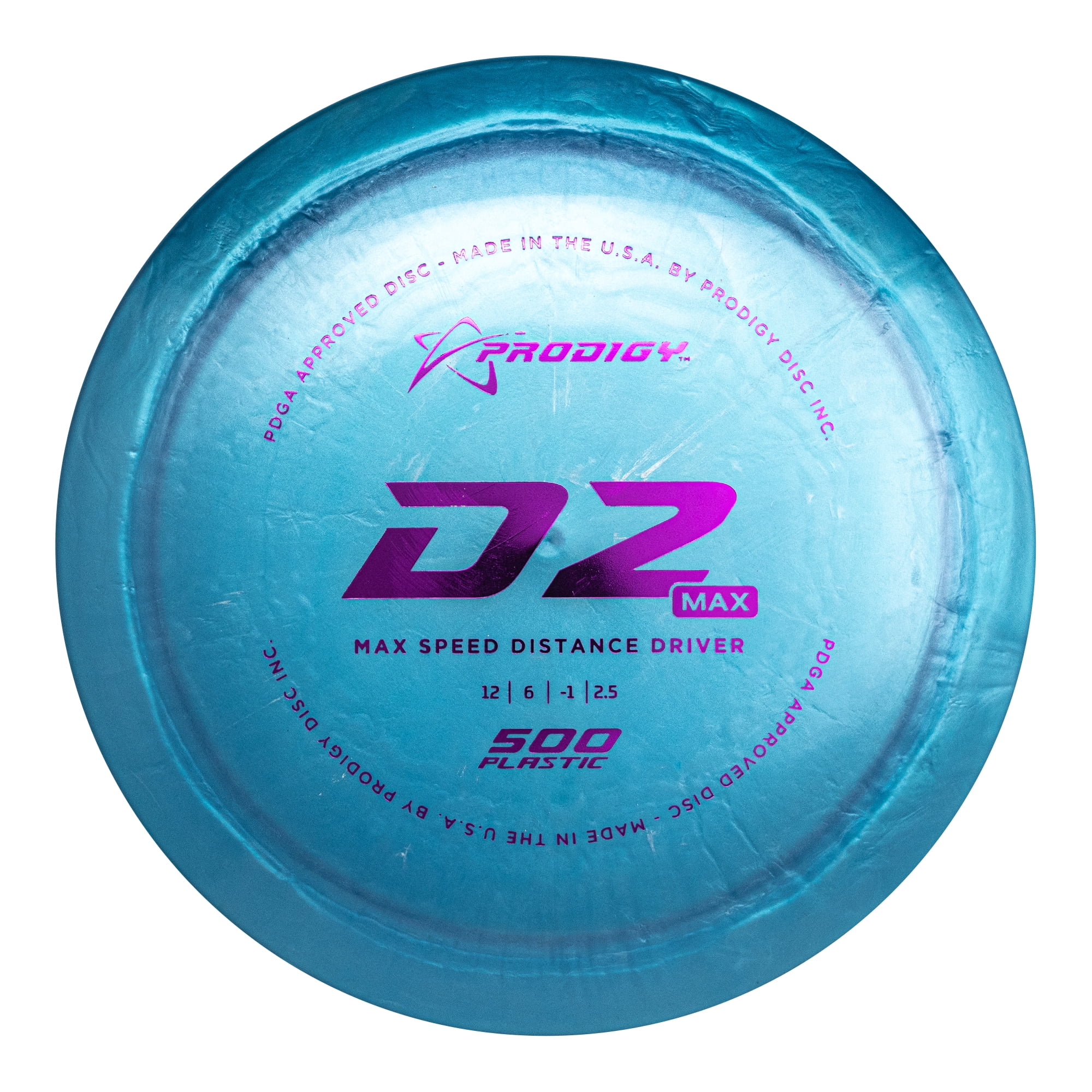 Prodigy Disc 500 D2 Max Driver | Overstable Disc Golf Distance Driver ...