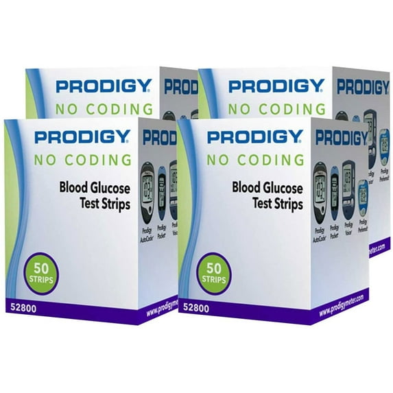 Prodigy Test Strips, No Coding, 200 Count, Compatible with AutoCode ...