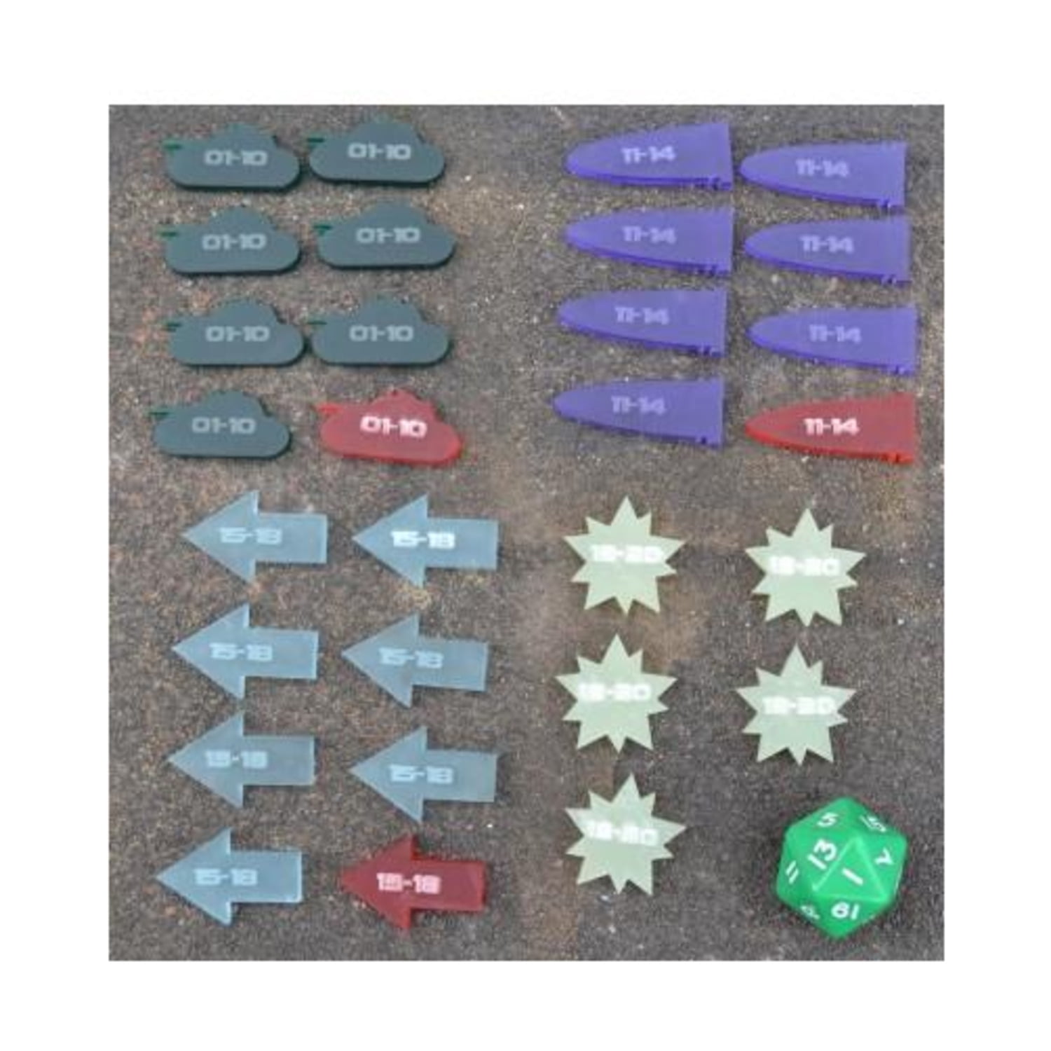 Prodos Games Structure Point Damage Tokens New - Walmart.com