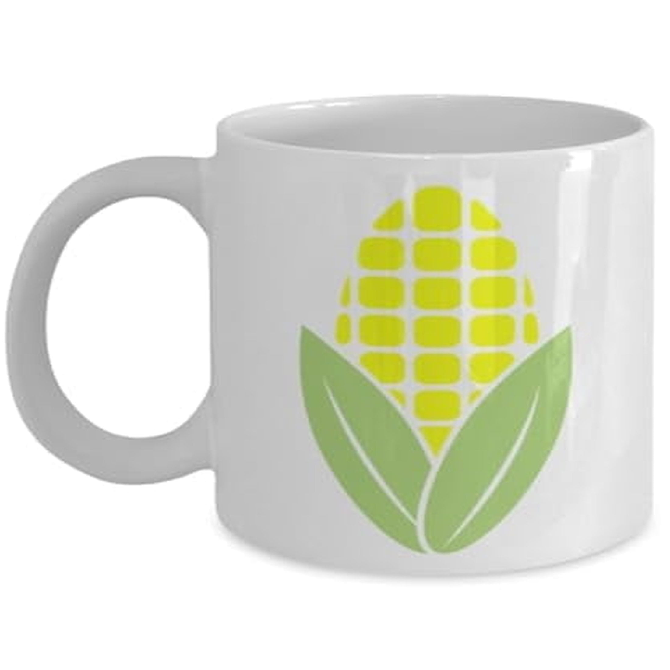Produce 11 oz Coffee Mug - Cool Corn Art White Ceramic Gift - Walmart.com