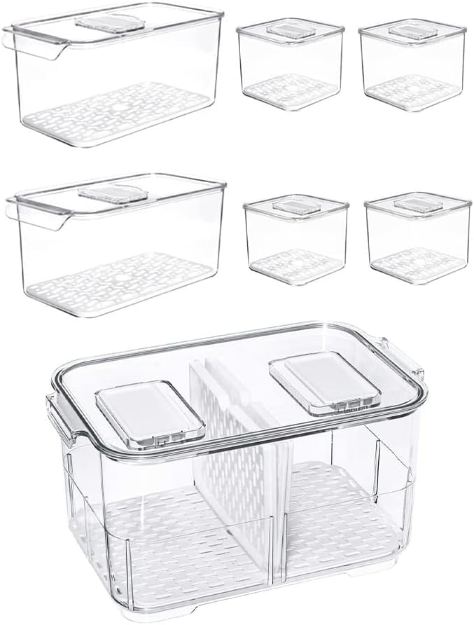 Produce Saver Containers for Refrigerator, Containers Produce Saver ...