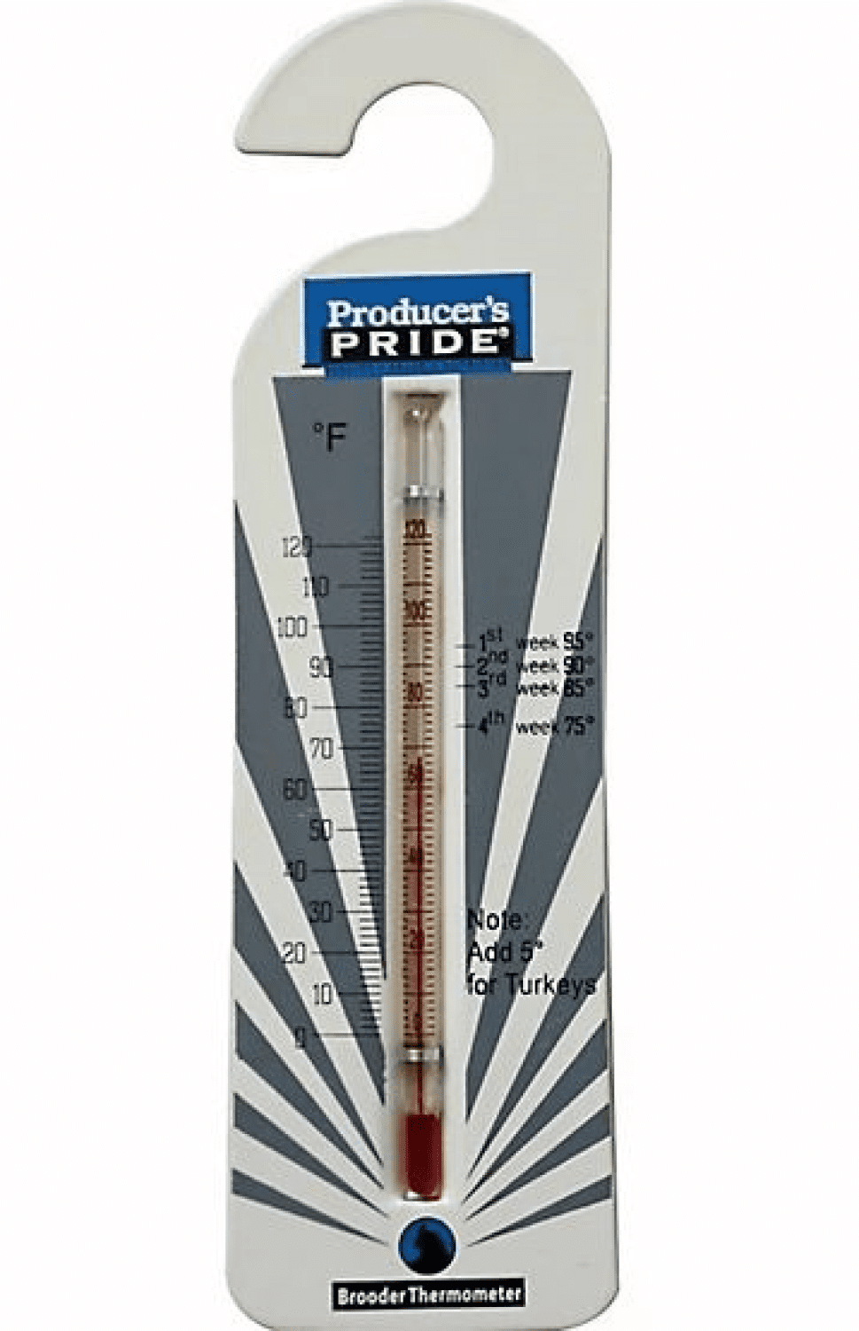 Producer's Pride CT-100818 Aluminum Chicken Brooder Thermometer ...