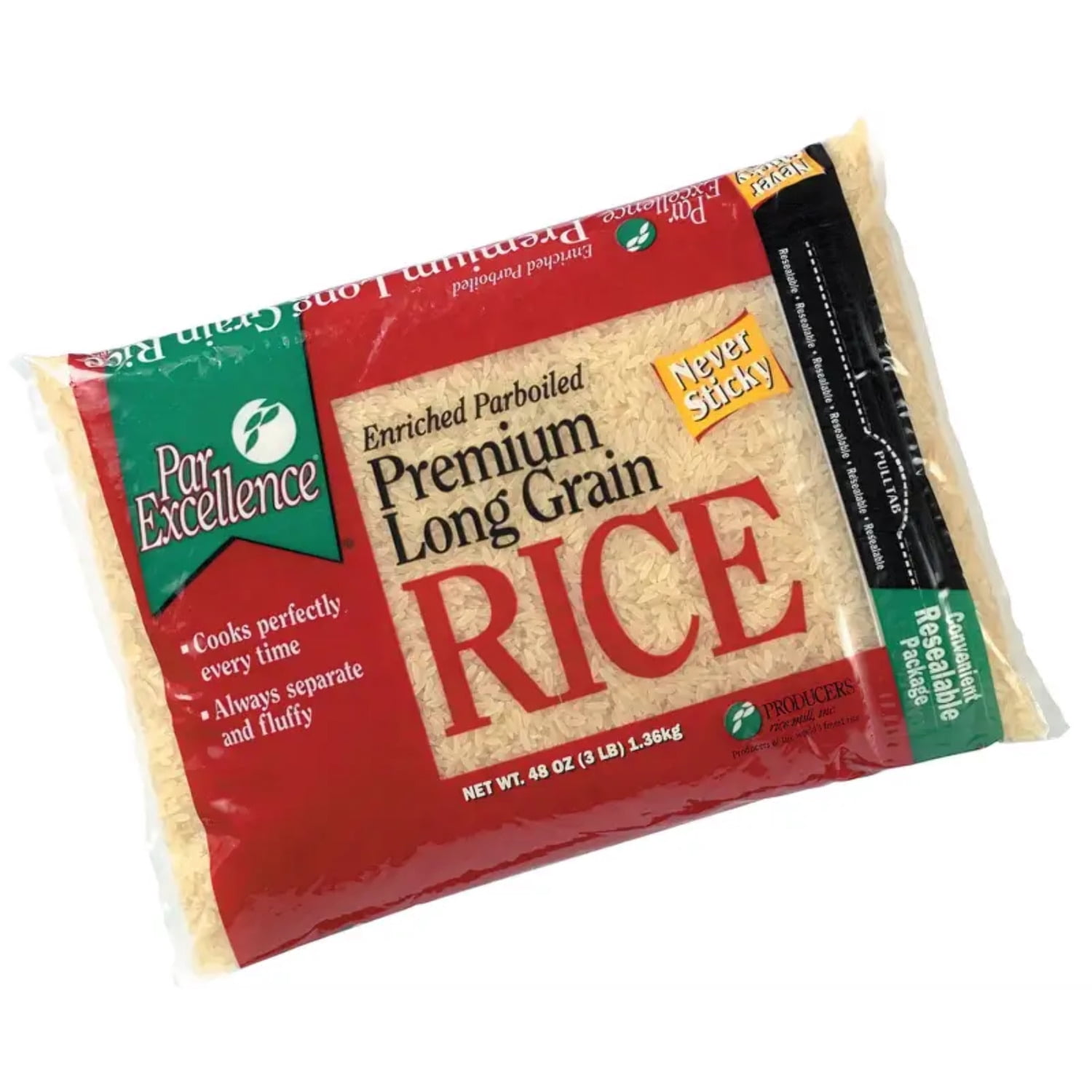 Producers ParExcellence Premium Parboiled Rice, Cooks Perfectly Every ...