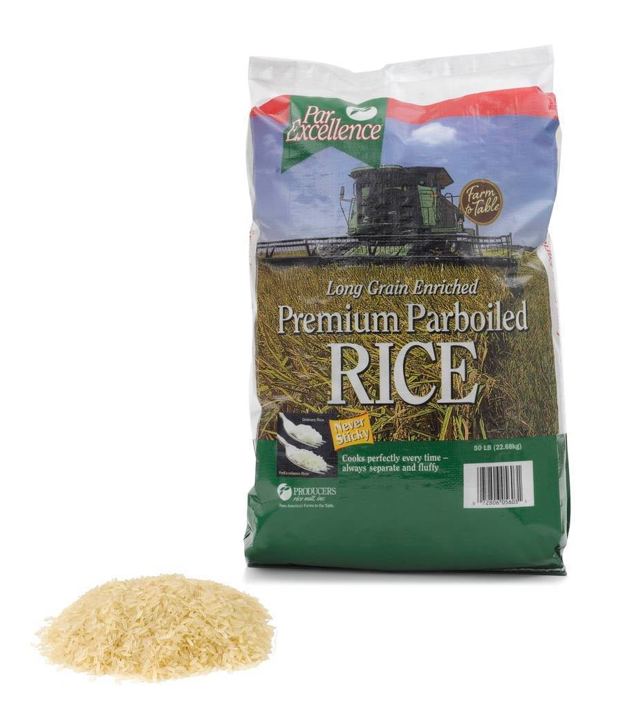 Producers Rice Mill Inc - Par Excellence Parboil Milled Rice, 50 Pound ...