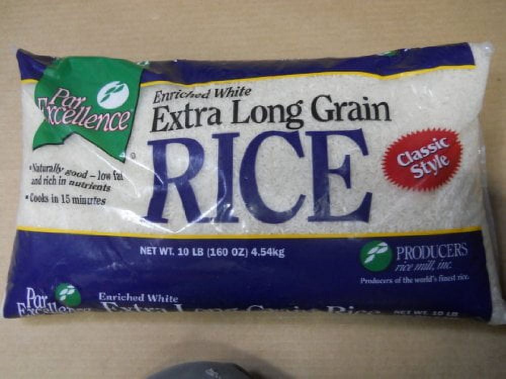 Producers Rice ParExcellence Premium Long Grain Rice, 10 Lbs (160 Oz ...