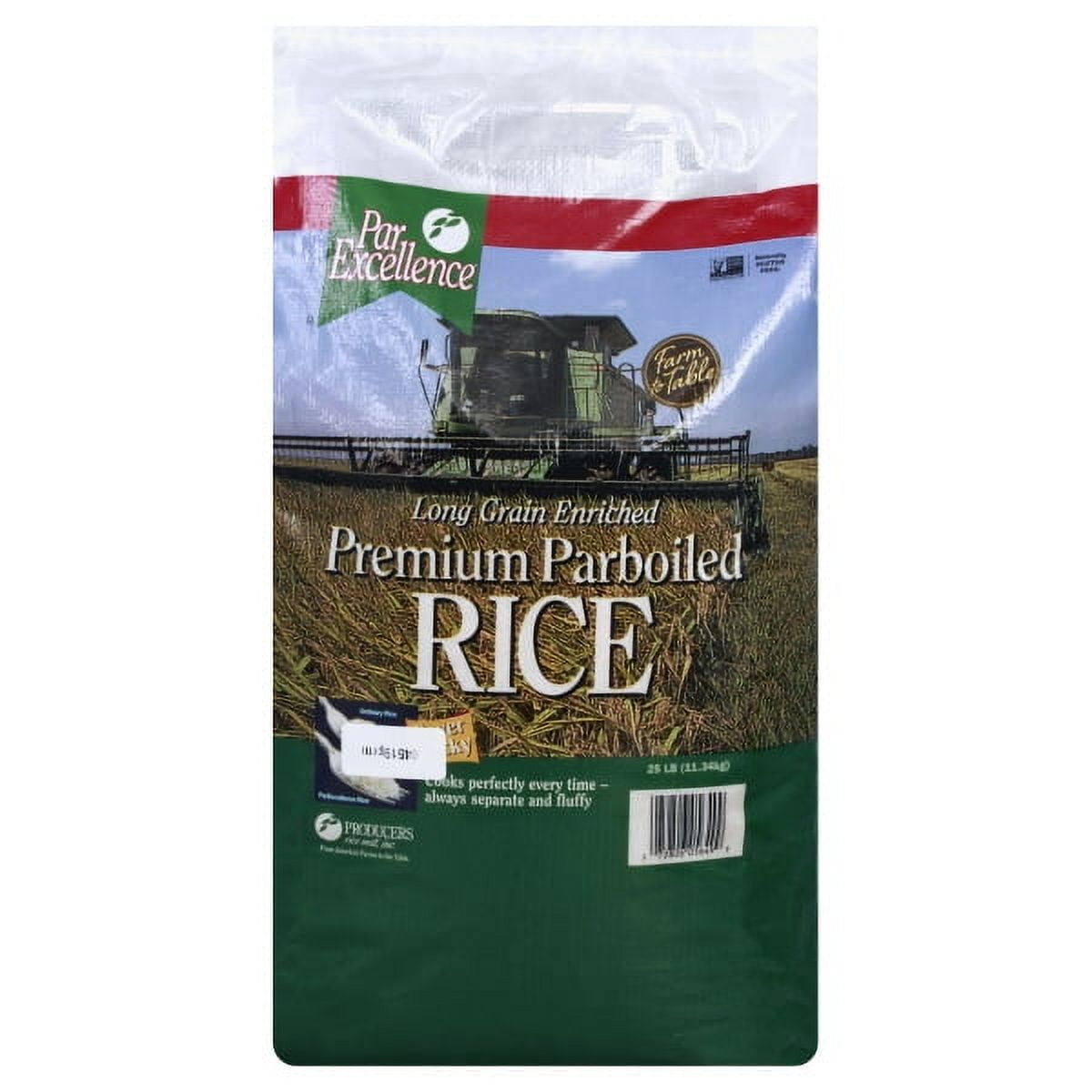 Producers Rice Parexcellence Parboiled Rice Bag, 25 Pound -- 1 each ...