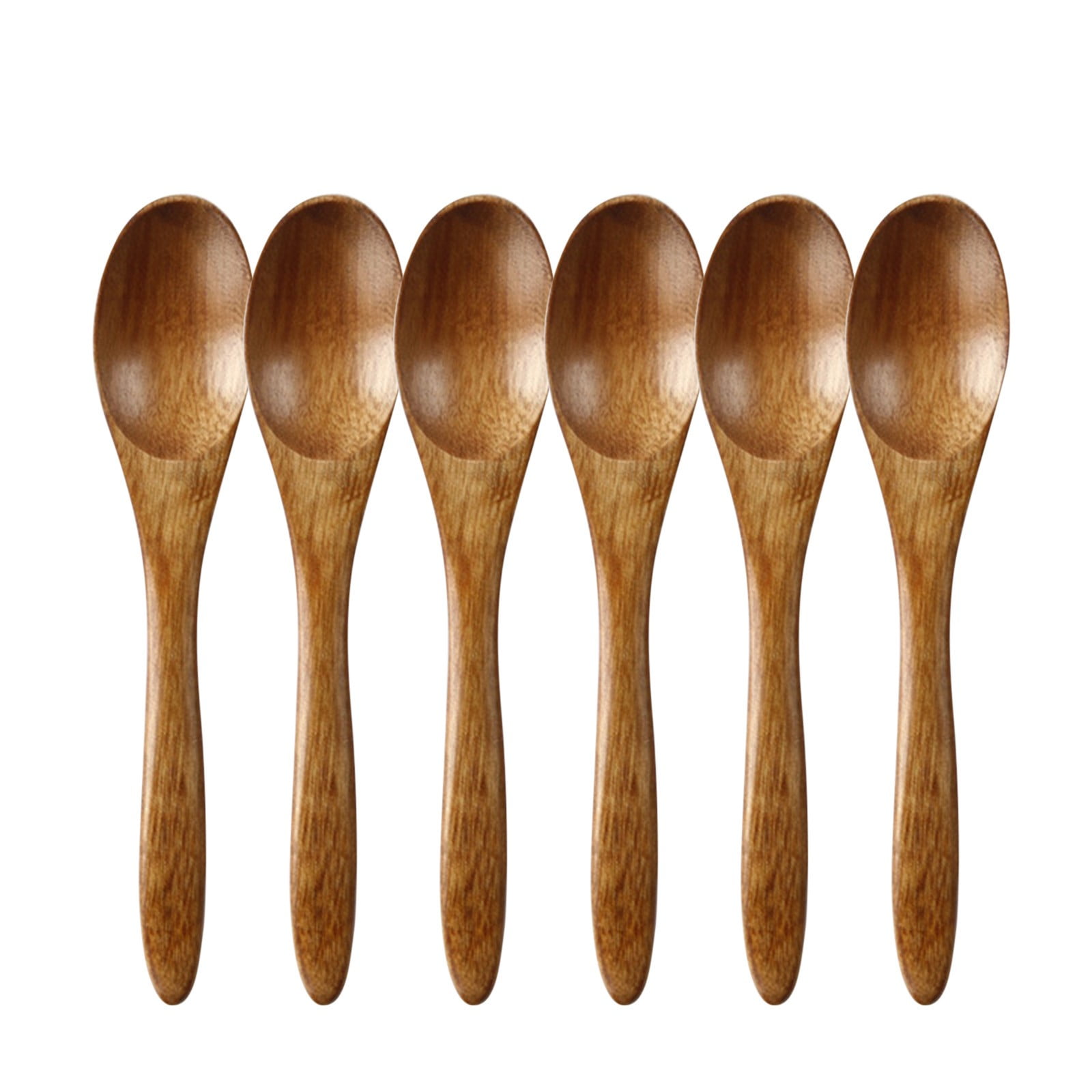 Product Category Tableware Product Title 6-Piece Solid Wood Spoon Set ...