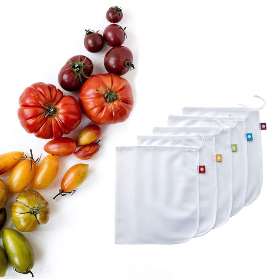 Product Classification Mesh Reusable Storage Set for Produce and ...