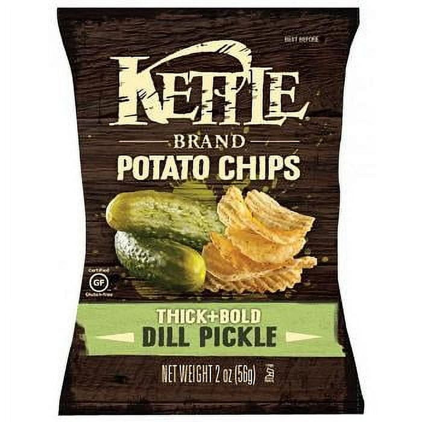 Product Of Kettle Brand, Dill Pickle, Count 6 (2 oz) - Chips / Grab ...