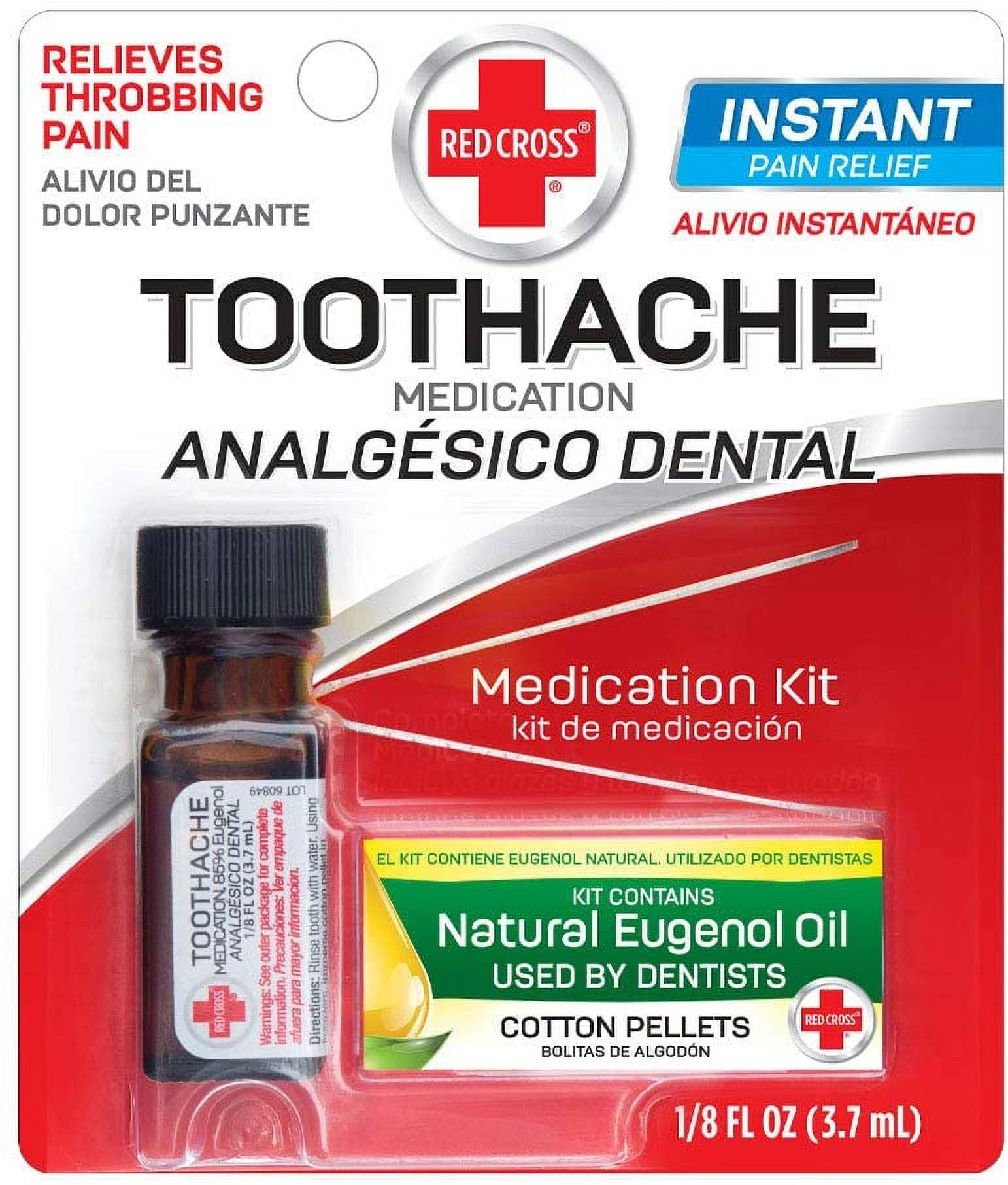 Product Of Red Cross, Toothache Relief Kit, Count 1 (8 oz) - Toothache ...