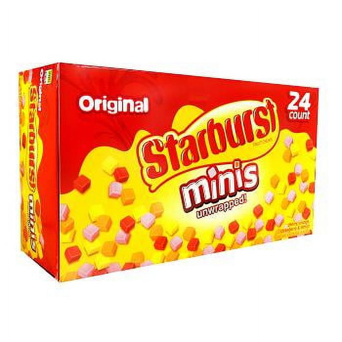 Product Of Starburst, , Starburst, Minis Original 24/1.85 Oz , Ct 24 ...