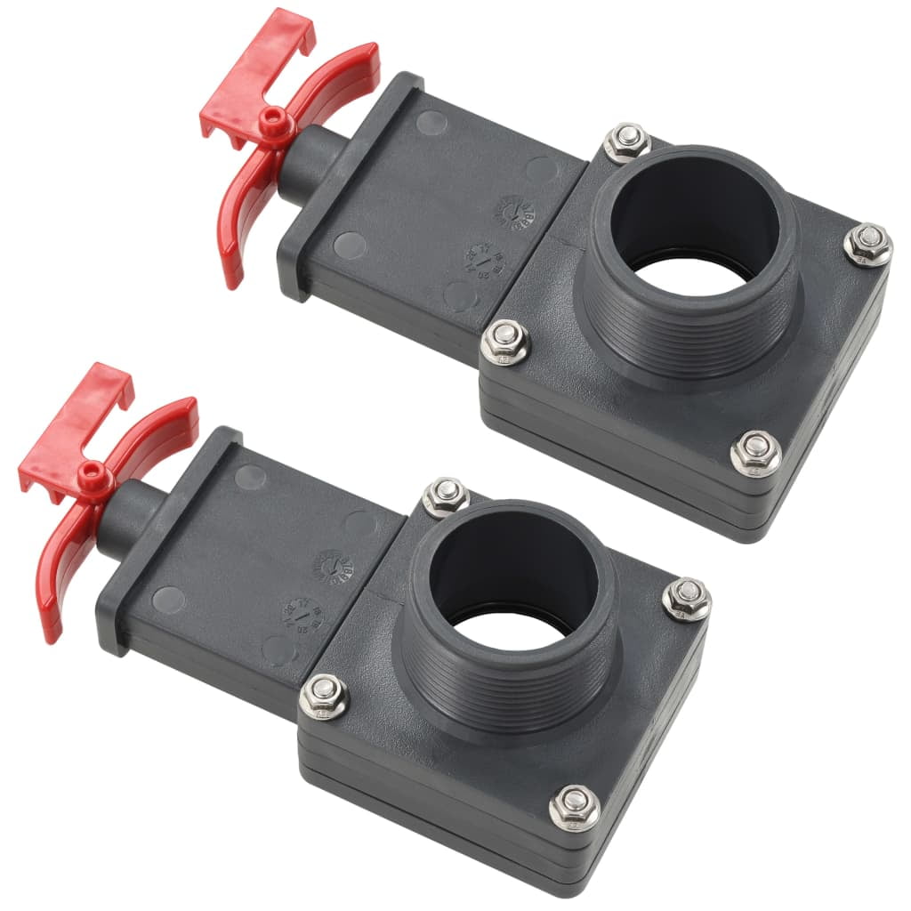 Product Title: Pool Gate Valve Set of 2 - 1.5 Inch, Durable ...