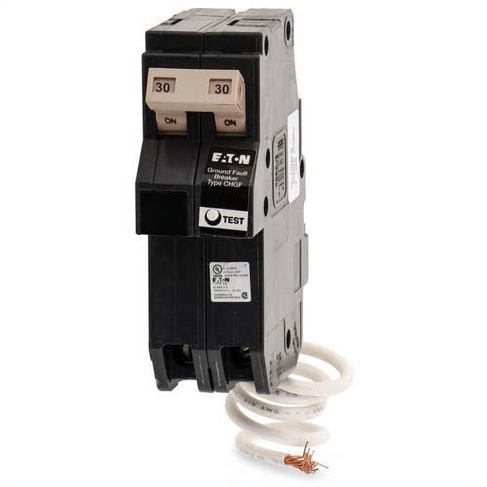 Breaker, 30A, 2P, 120/240V, 10 kAIC, Type CH Ground Fault - Walmart.com