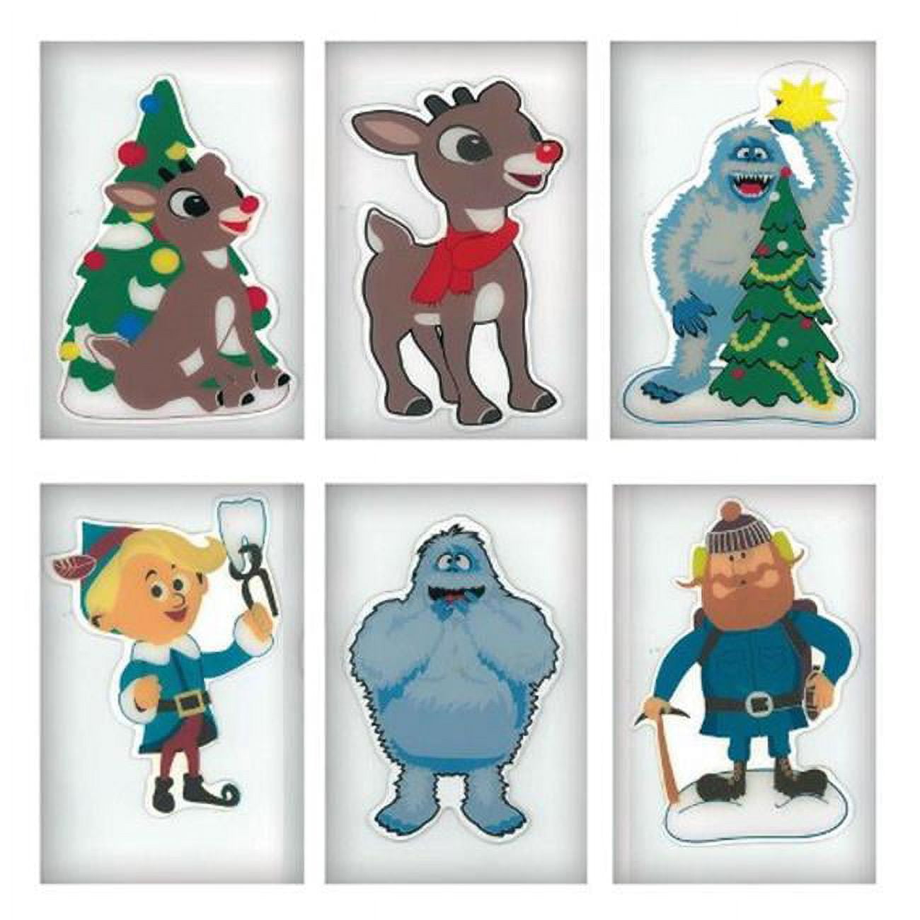 Rudolph Brand Double-Sided Window Decorations - Product Works 62505 ...