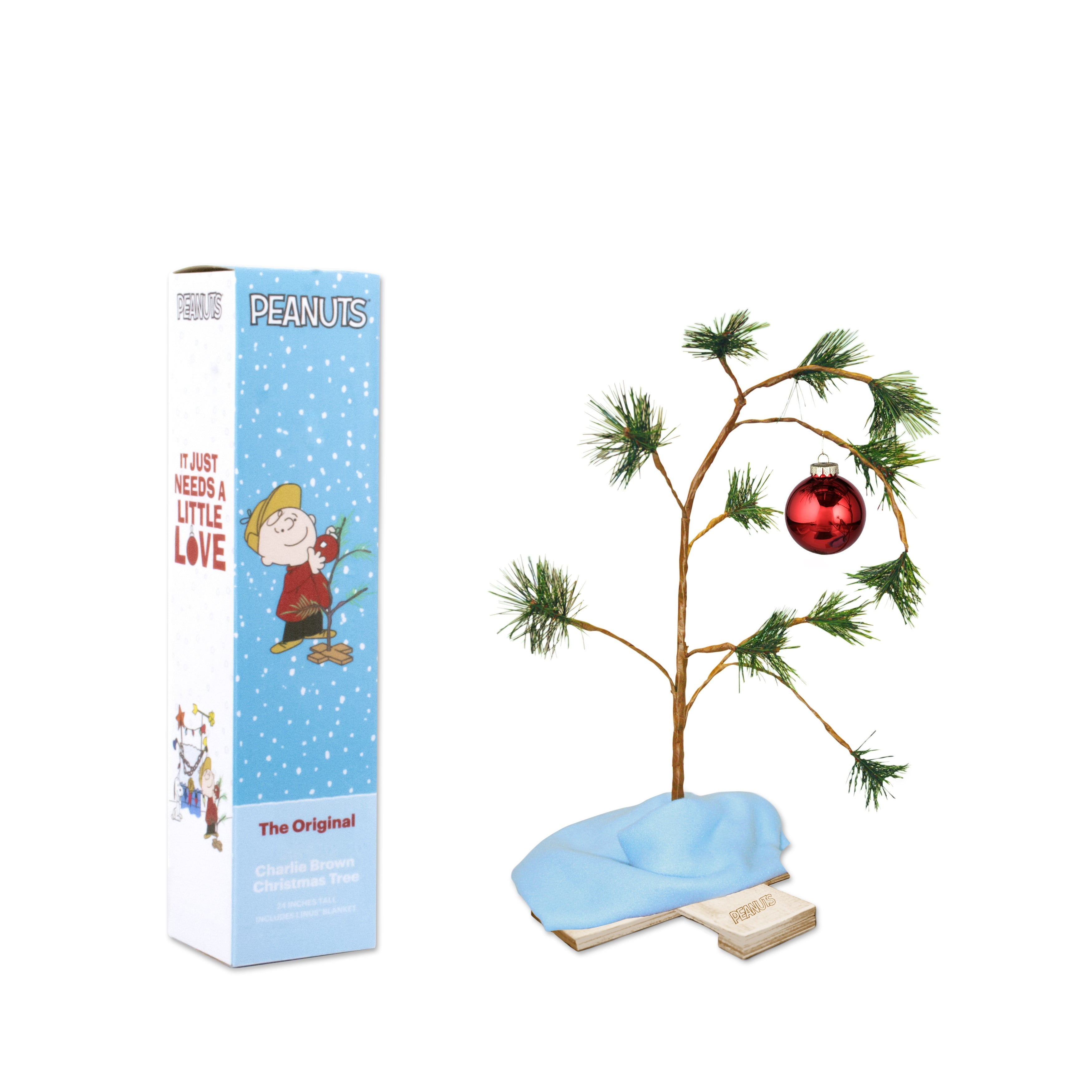 "Product Works 24"" Charlie Brown Christmas Decoration Tree with Linus ...
