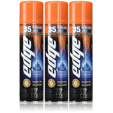 Edge Sensitive Skin Shave Gel with Aloe, 9.5 Oz, Pack of 3 - Walmart.com
