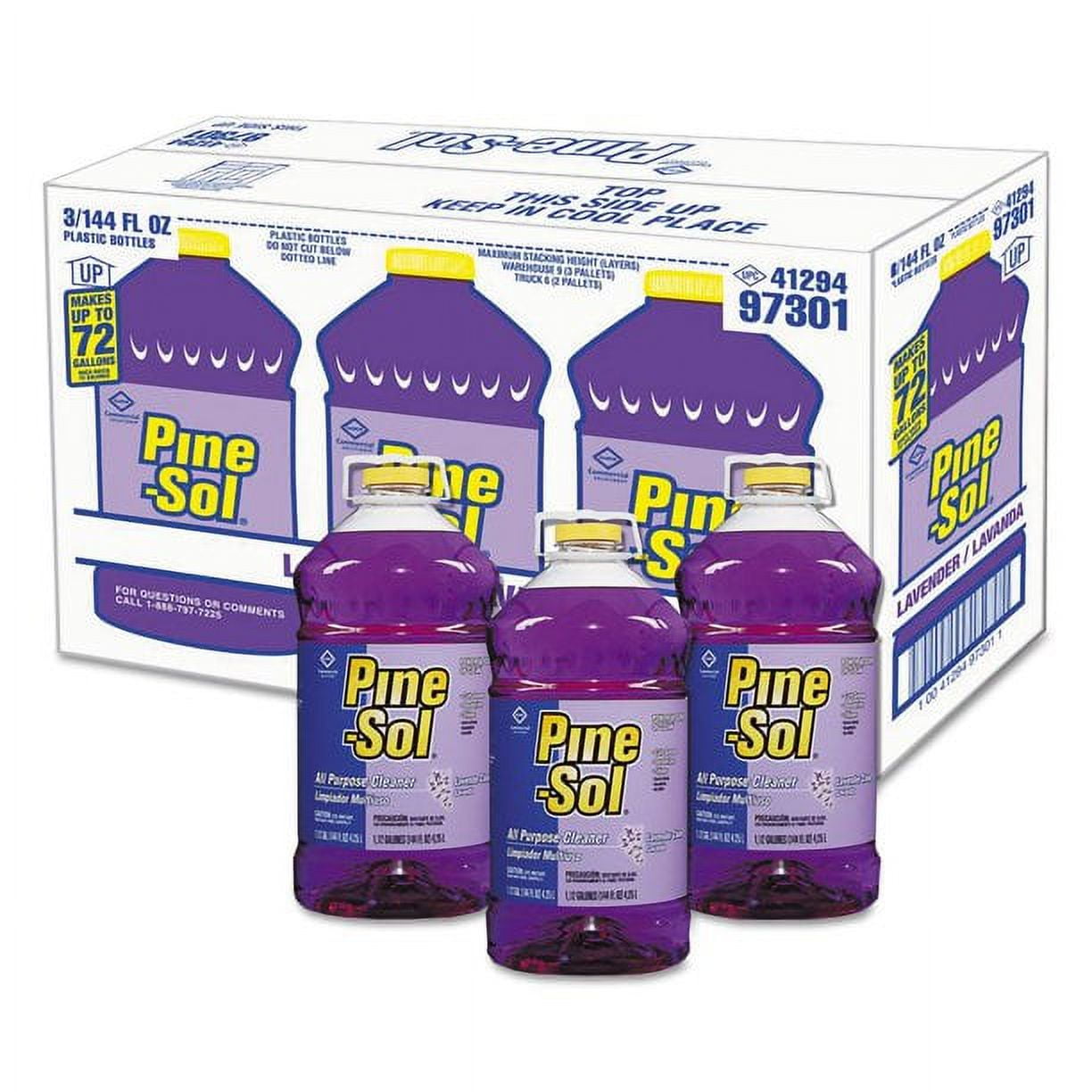 Pine-Sol Multi-Surface Industrial Scented All-Purpose Cleaner, Lavender ...