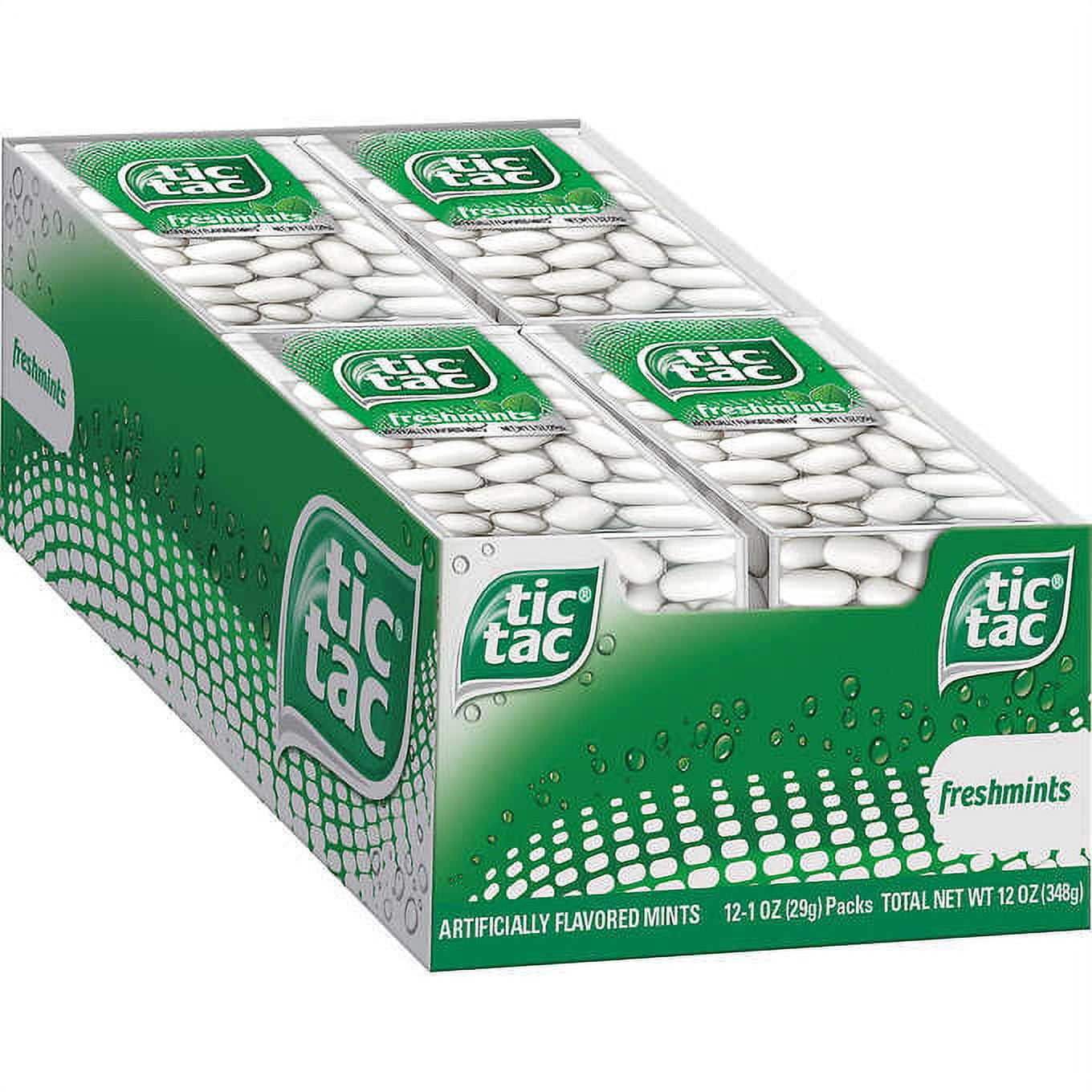 Tic Tac Freshmint Mint Candy, 12 Pk. 1 oz., Includes Wintergreen Flavor ...