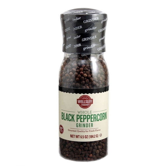 Wellsley Farms Tellicherry Black Peppercorn Grinder, 6.5 oz. - Walmart.com