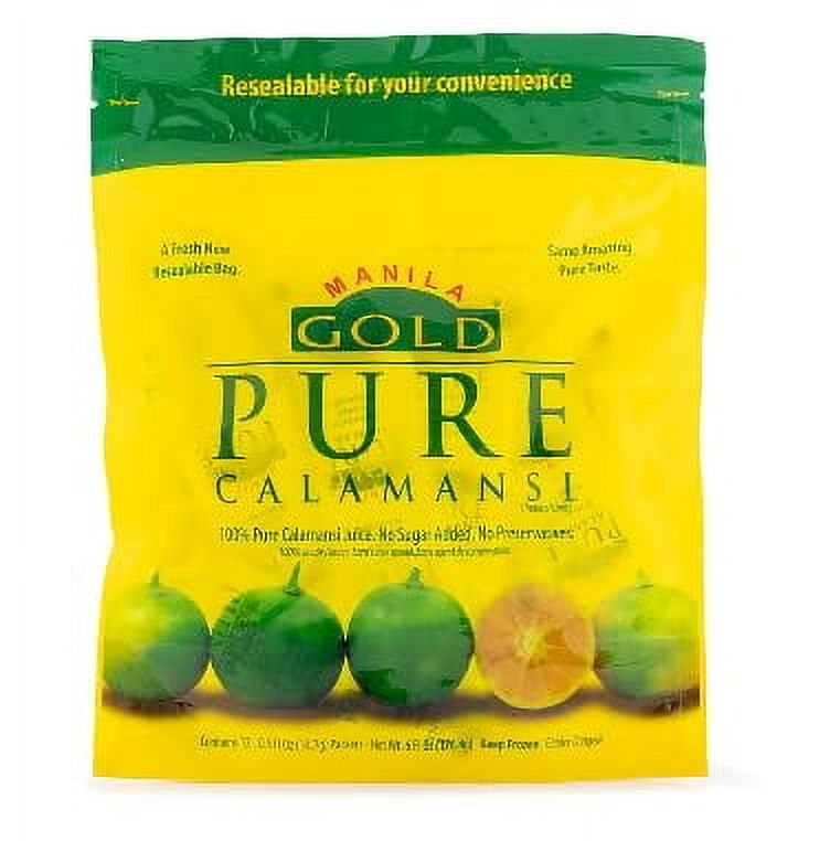 Product of the Philippines Manila Gold Pure Calamansi 12 packets 6 Fl ...