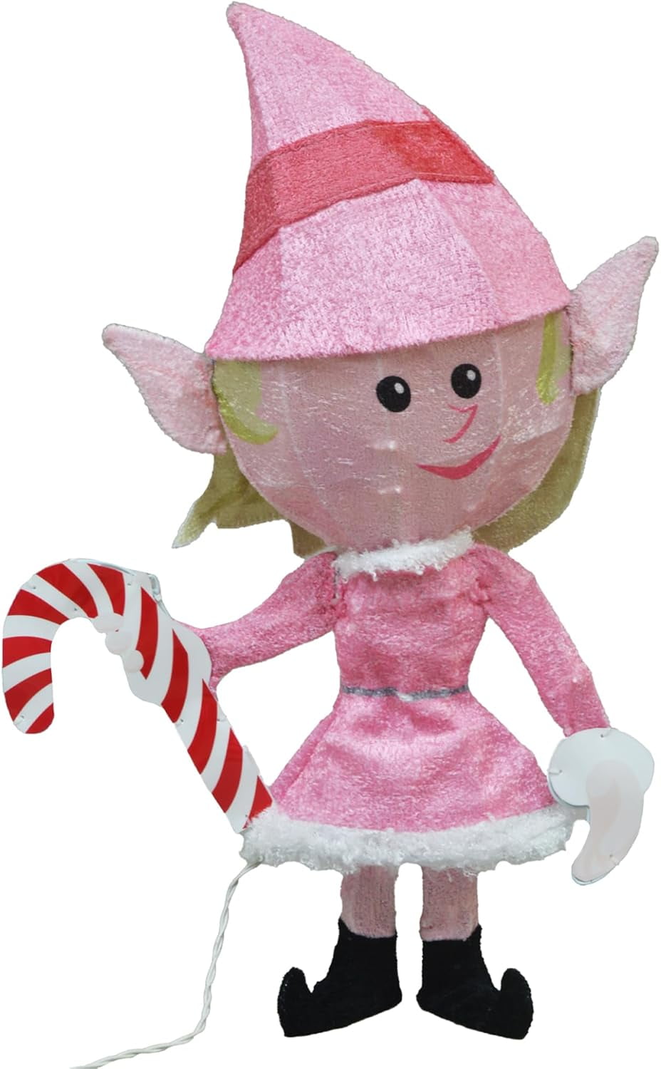 ProductWorks 24" Girl Elf Outdoor Rudolph Christmas Decorations ...