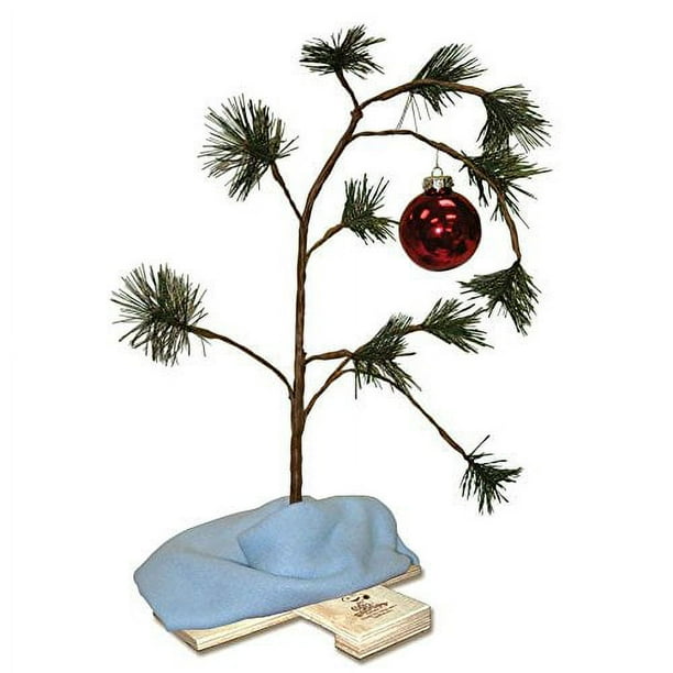 ProductWorks 24-Inch Peanuts Charlie Brown Christmas Tree with Linus ...