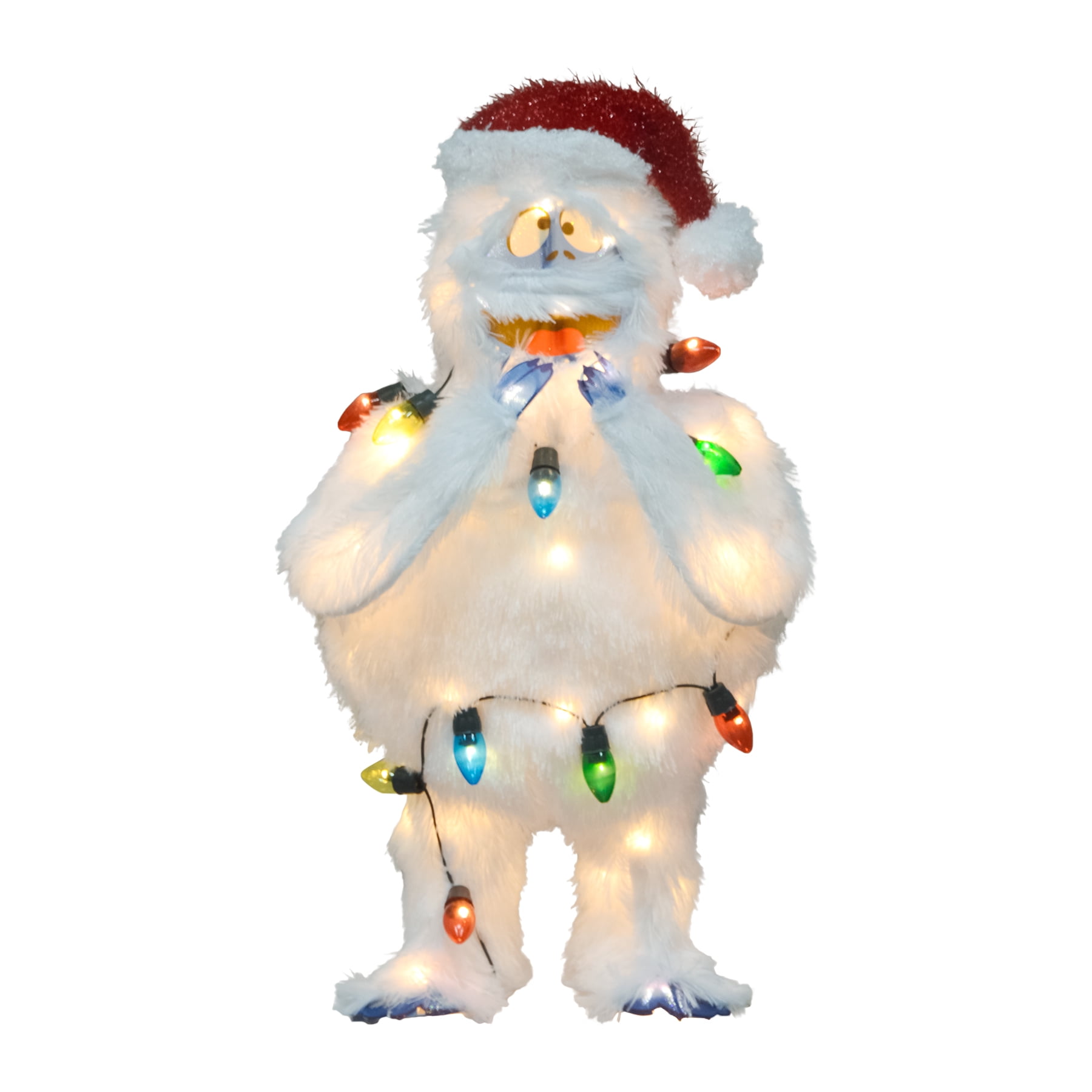 ProductWorks 24in 3D LED Bumble Rudolph Reindeer, Holiday Outdoor ...