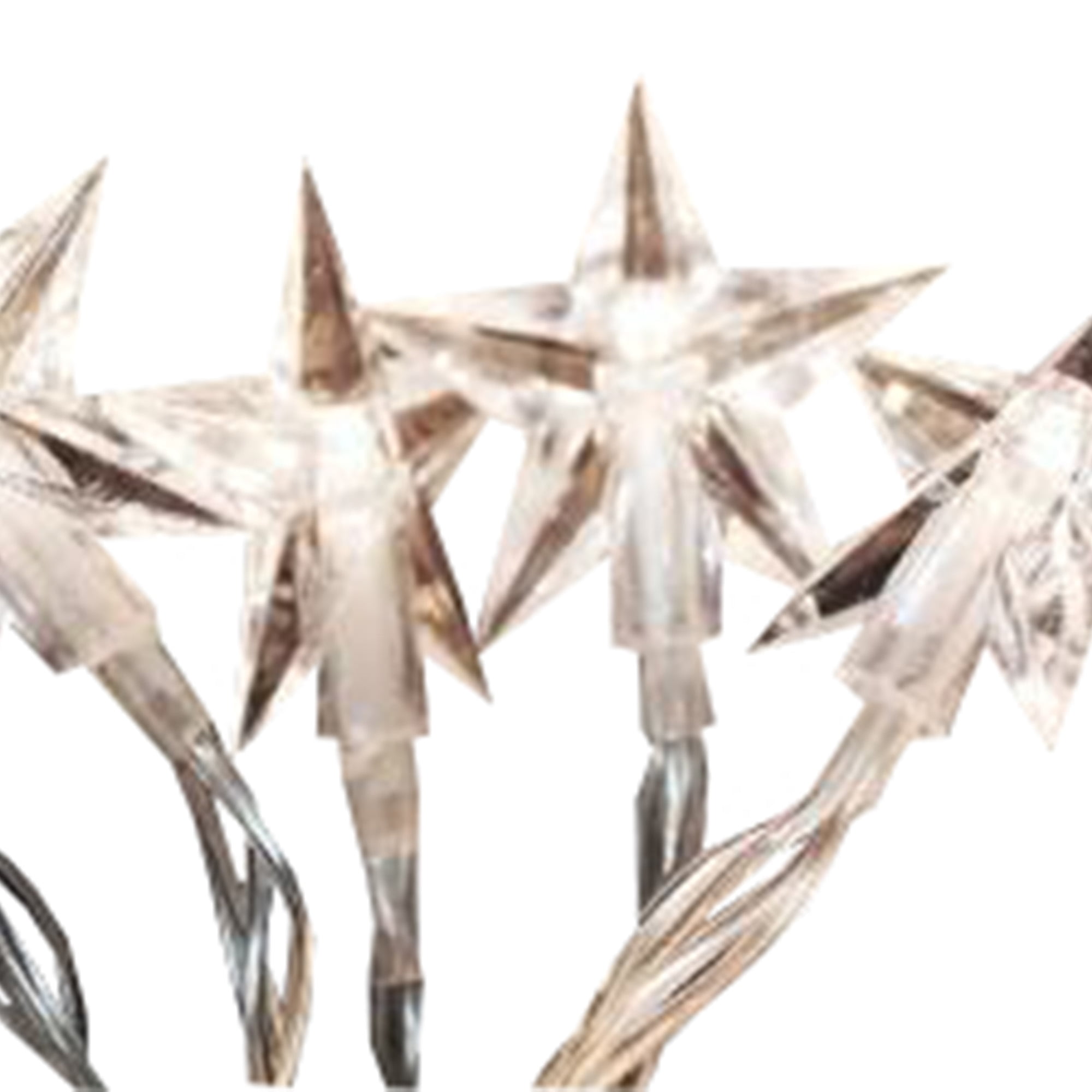 ProductWorks Indoor/Outdoor 300 LED-Star String Light Curtain with 8 ...