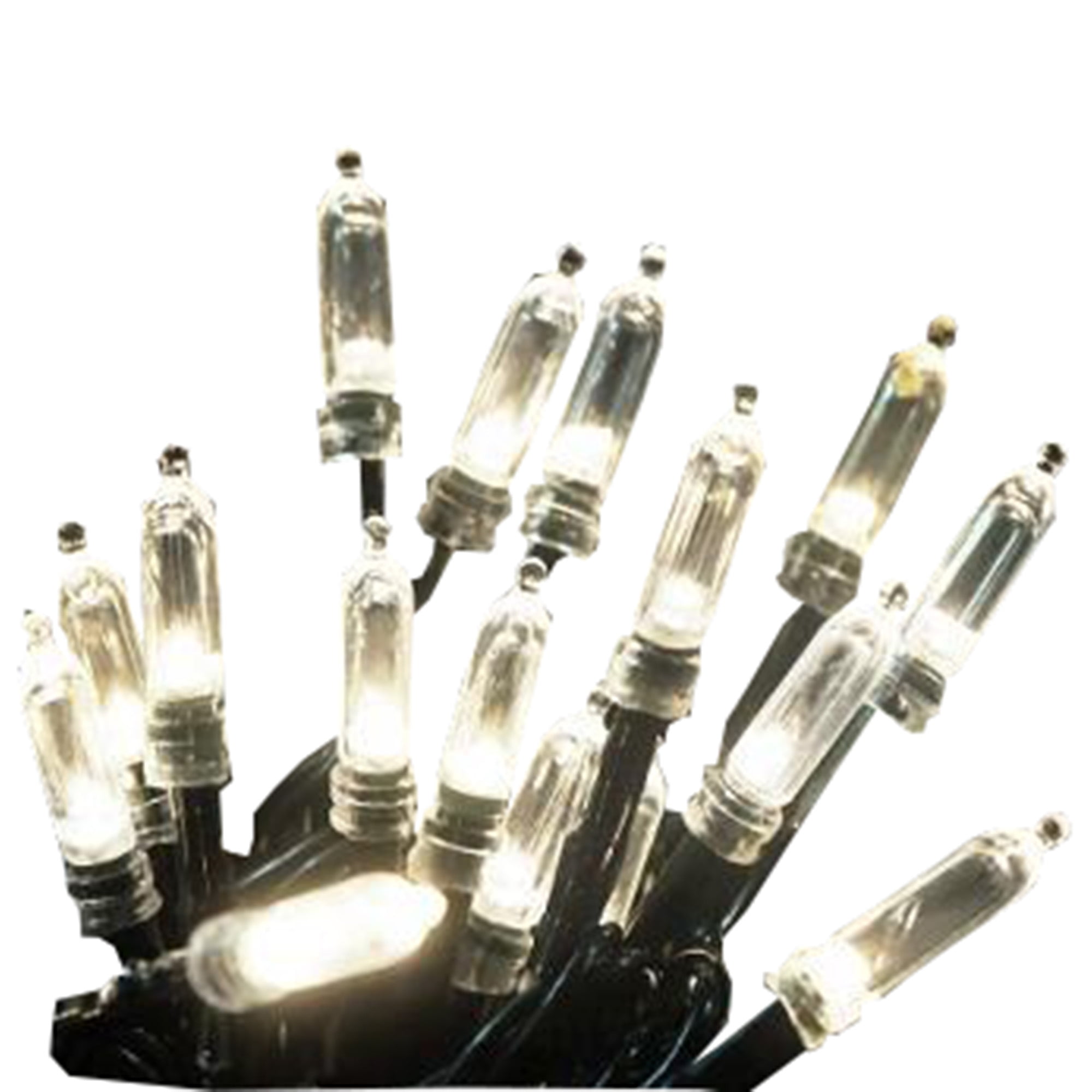 ProductWorks Indoor/Outdoor 150 LED-Mini Bulbs String Light Set with 8 ...