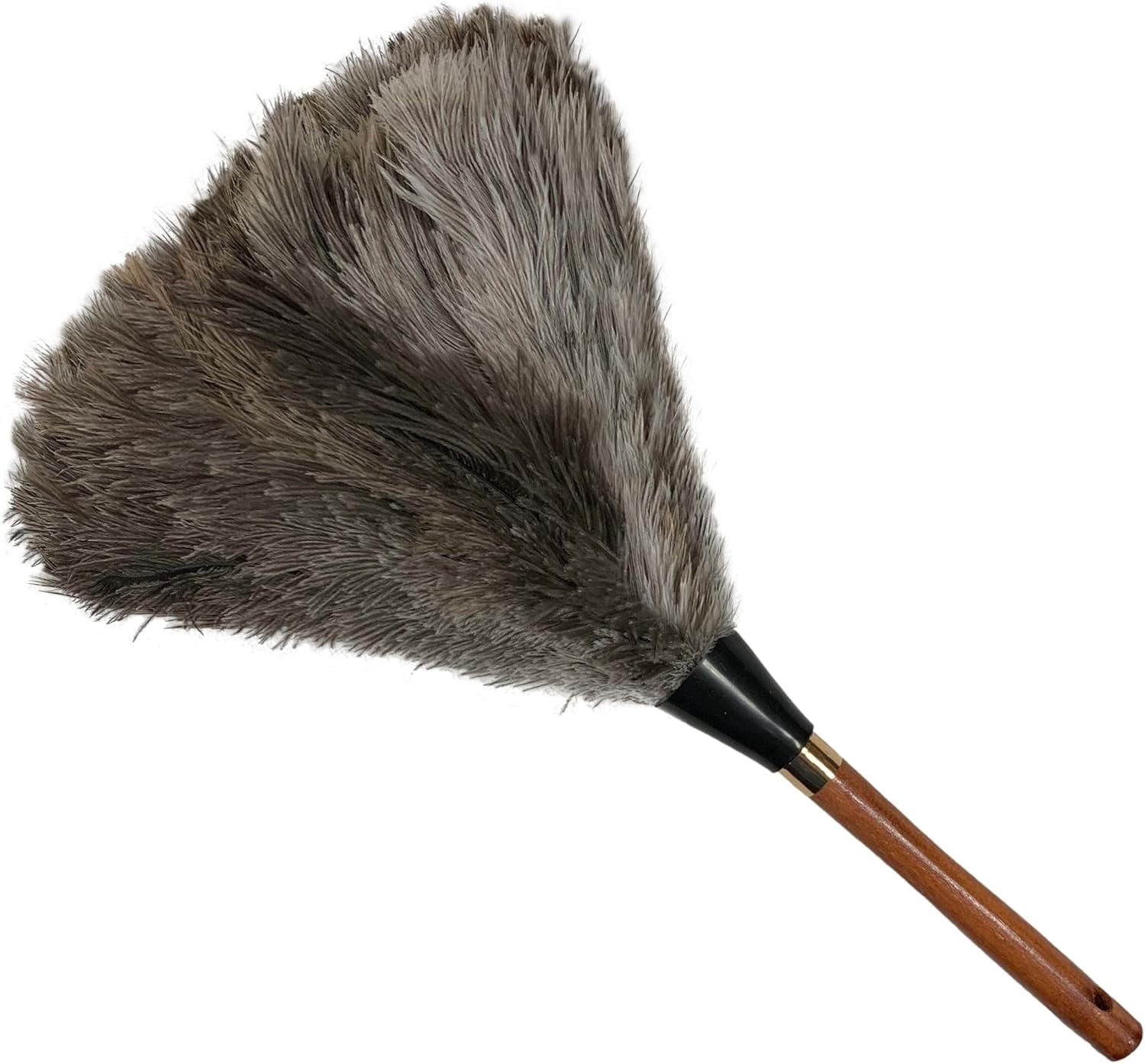 Products 17" Premium Soft-Floss Ostrich Duster with Stained Wooden ...