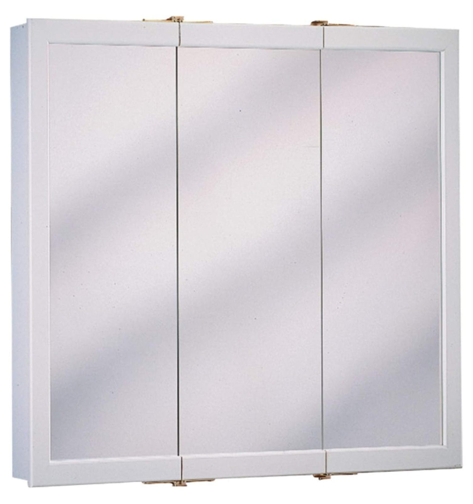 Products 23-3/4" W X 25-5/8" H X 4-3/4" D 24" White Wood Triview Medicine Cabinet Surface Mount ...