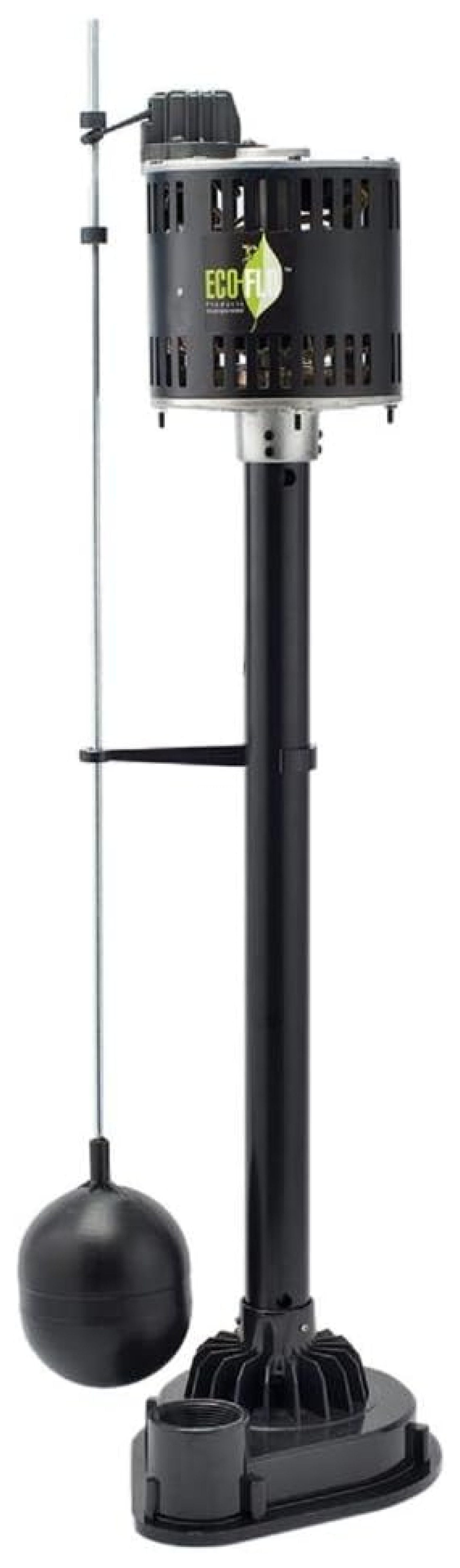 Products EPP33 Pedestal Sump Pump with Vertical Float , 1/3 , 3600 GPH ...